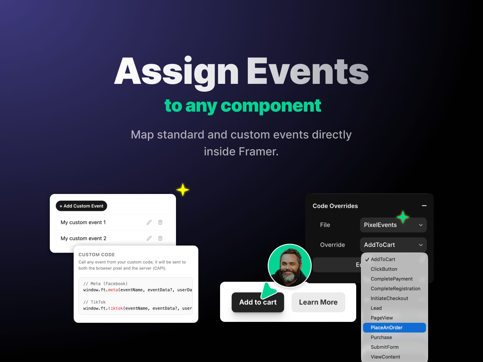 Pixelary - Conversion Tracking for Meta & TikTok — Plugin for Framer